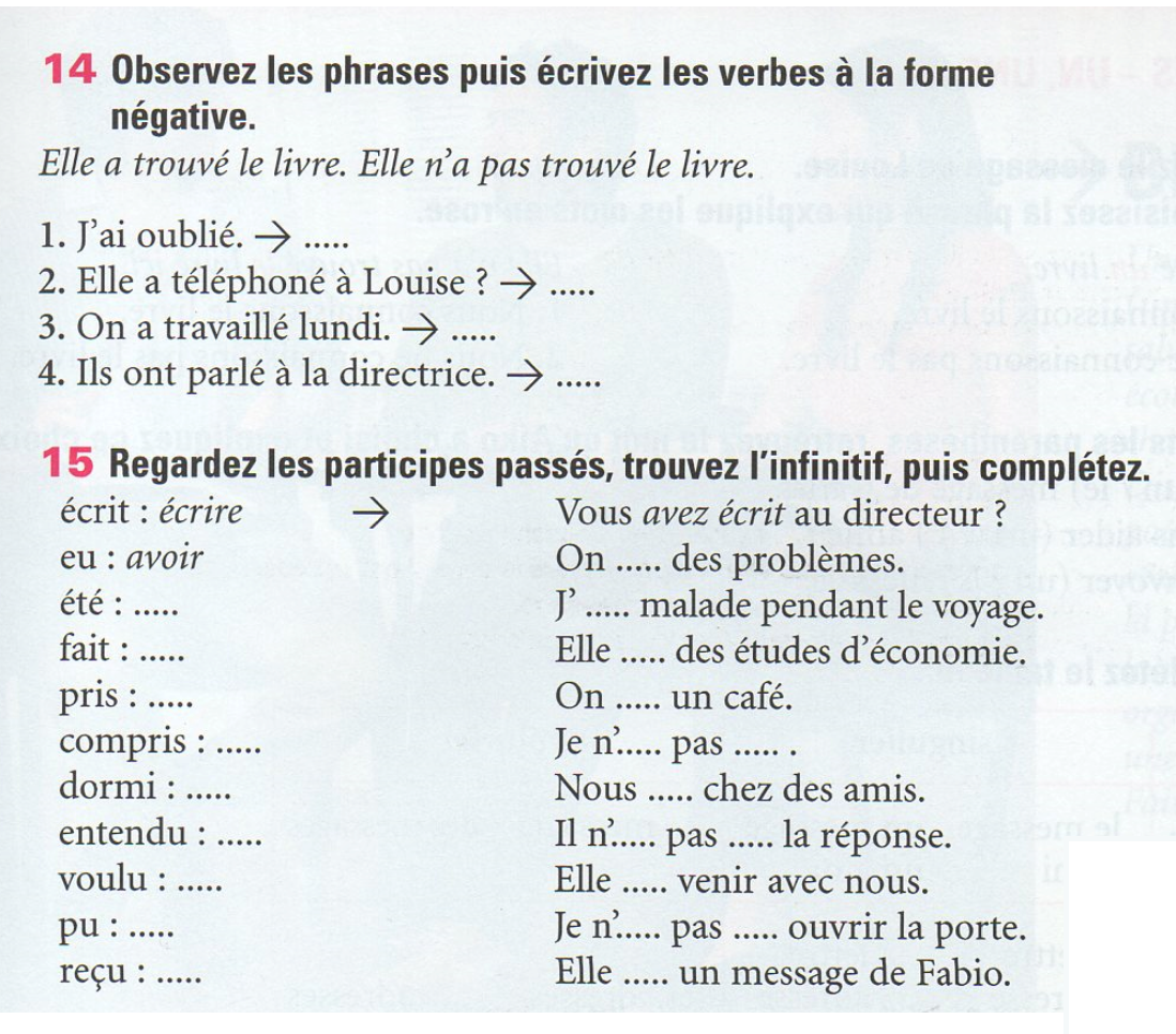 Lundi 23 mars 2020 – Révisions 2 : le passé composé – apprendre le ...