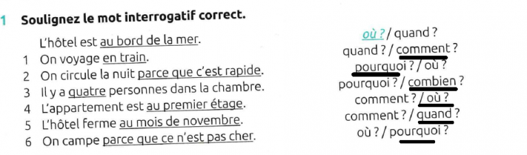 31 mai 2021- l’interrogation/révision – Apprendre le français par l'art