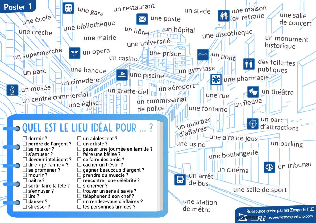Mercredi 19 octobre – se diriger dans la ville – Apprendre le français ...